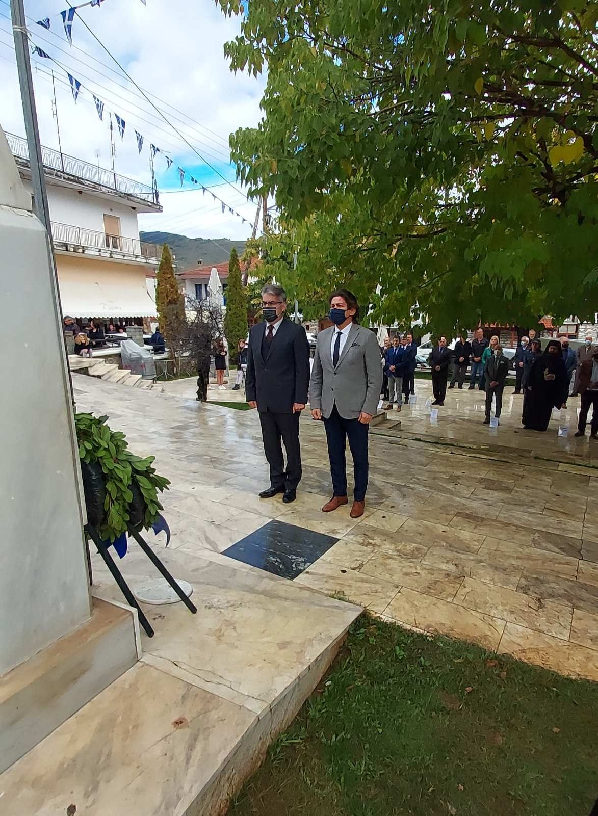 Κωνσταντίνος Μπλούχος και Θεόφιλος Ξανθόπουλος τίμησαν τον Μακεδονικό ...