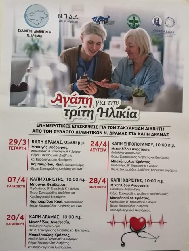 Ενημερωτικές ομιλίες για τον σακχαρώδη διαβήτη - Χρονικά της Δράμας
